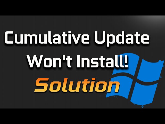 Windows Update Does Not Install The 201811 Cumulative