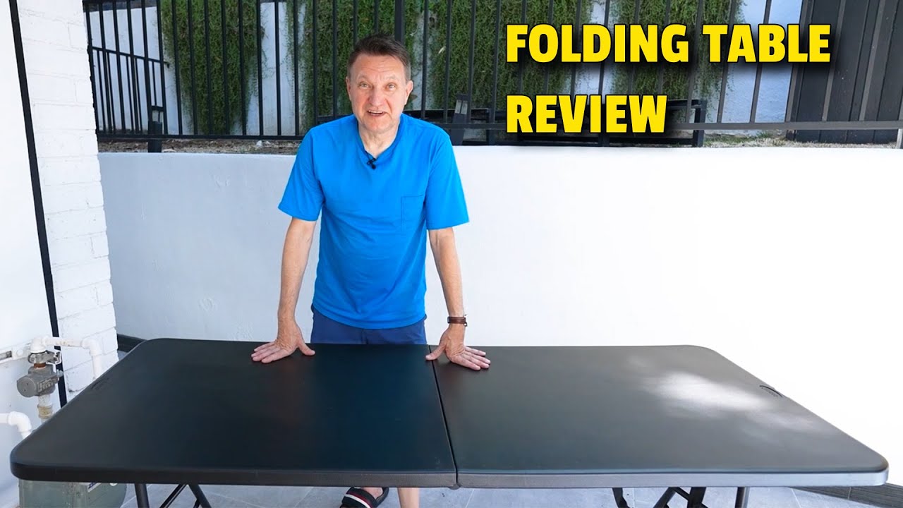 Folding Table Review Perfect For Summer Youtube