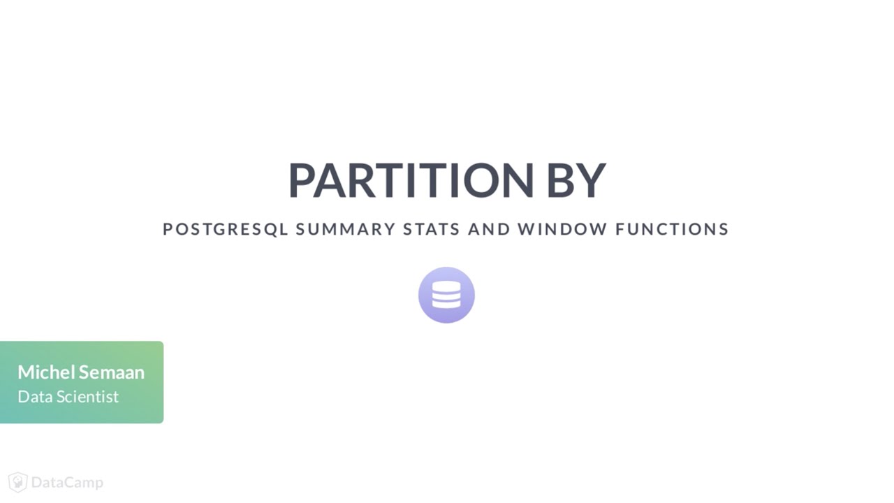 Sql Tutorial Partition By Youtube