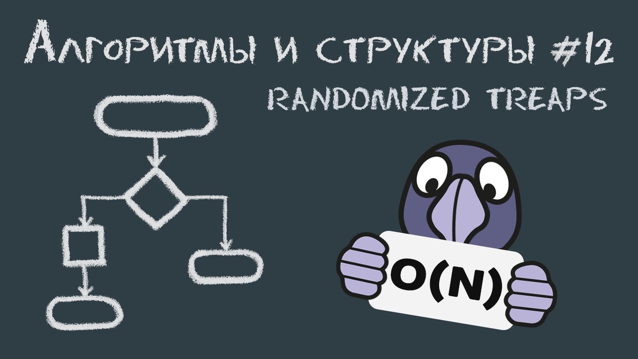 алгоритмы и структуры данных 12 Randomized Treaps самобалансировка