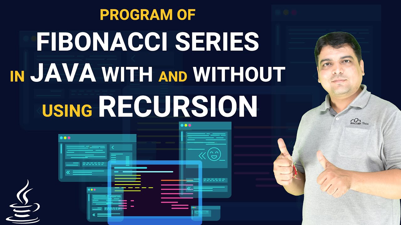 Program Of Fibonacci Series In Java With And Without Using Recursion