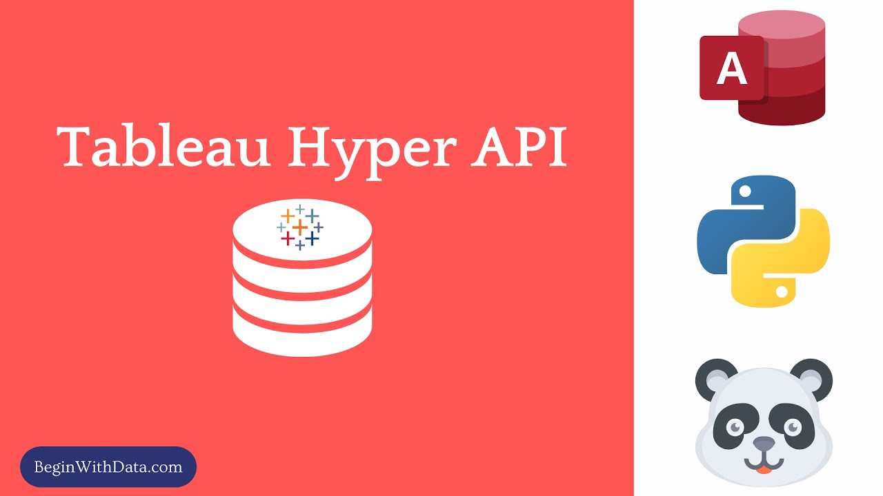 Tableau Hyper Api Access Database Youtube