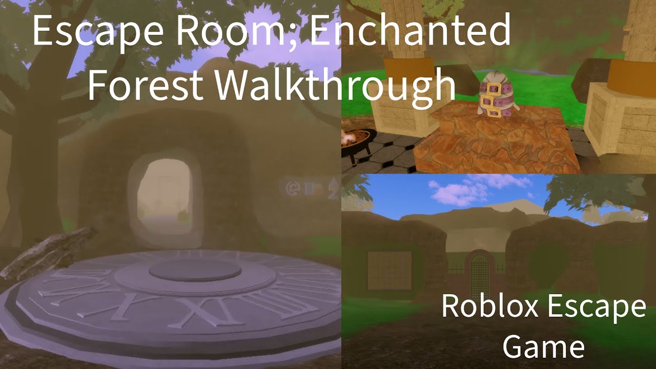 Escape Room Enchanted Forest Walkthrough L Roblox Escape Game Youtube