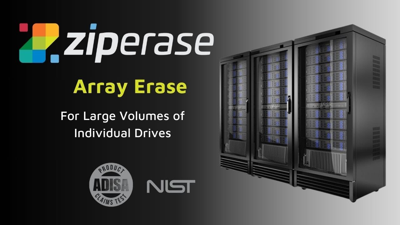Ziperase Array Erase Setup Erasing Youtube