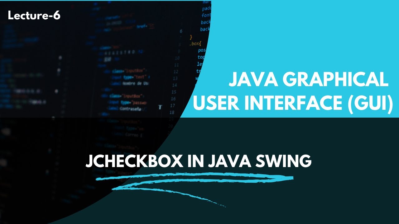 Jcheckbox In Java Swing Multiple Selection Lecture 6 Youtube