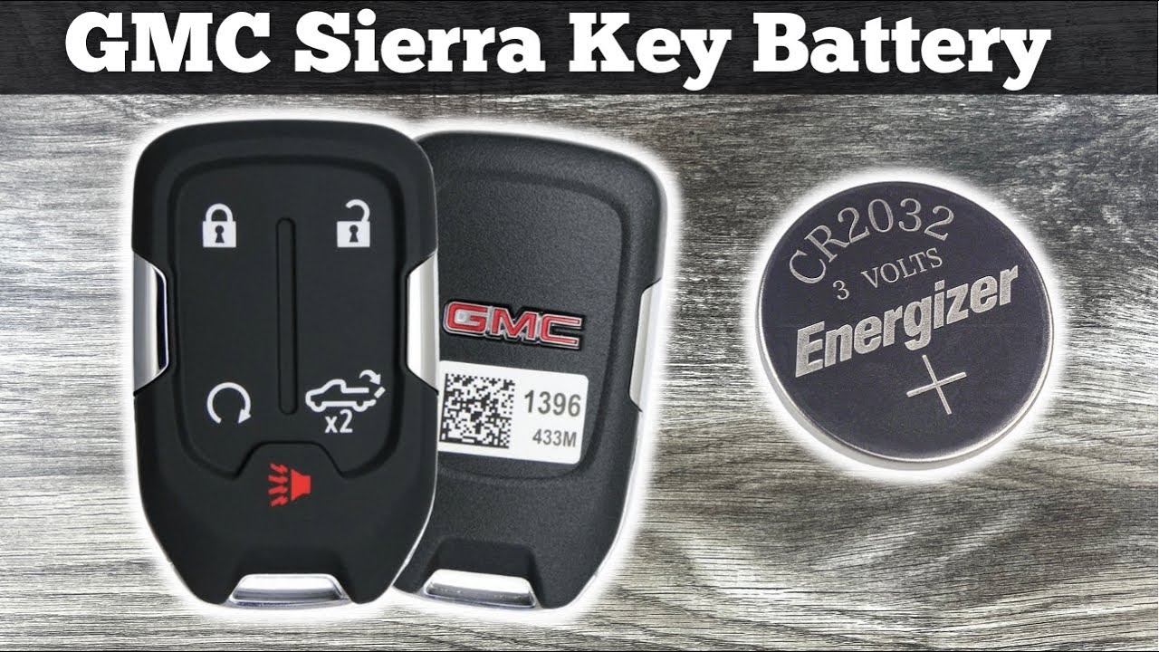 How To Change A 2019 2022 Gmc Sierra Remote Key Fob Battery Remove