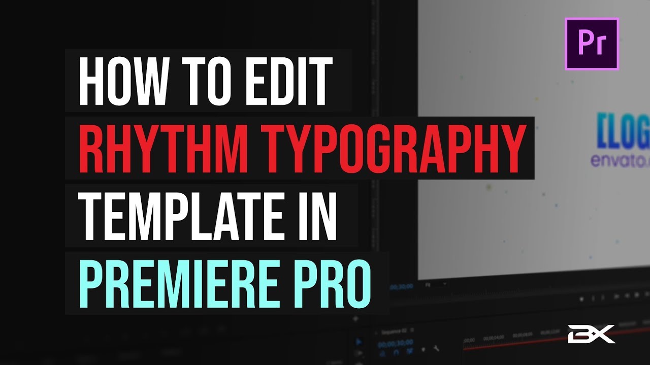 How To Edit Rhythm Typography Intro In Adobe Premiere Pro Youtube