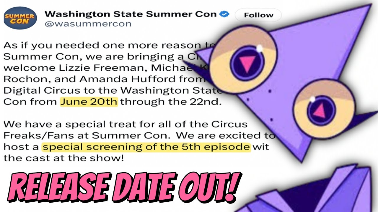 Digital Circus Episode 5 Leak Confirms Release Date Youtube