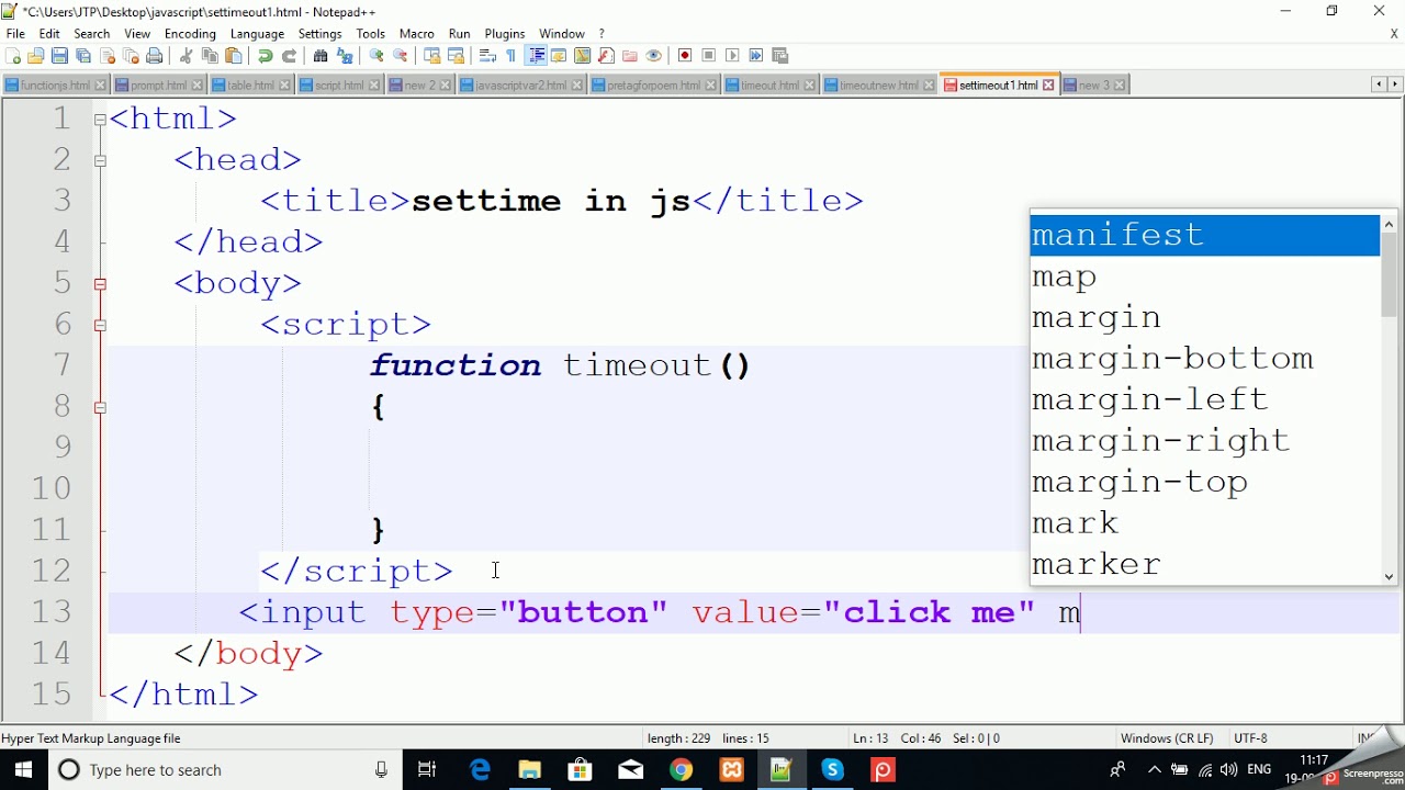 Javascript Settimeout Function Youtube