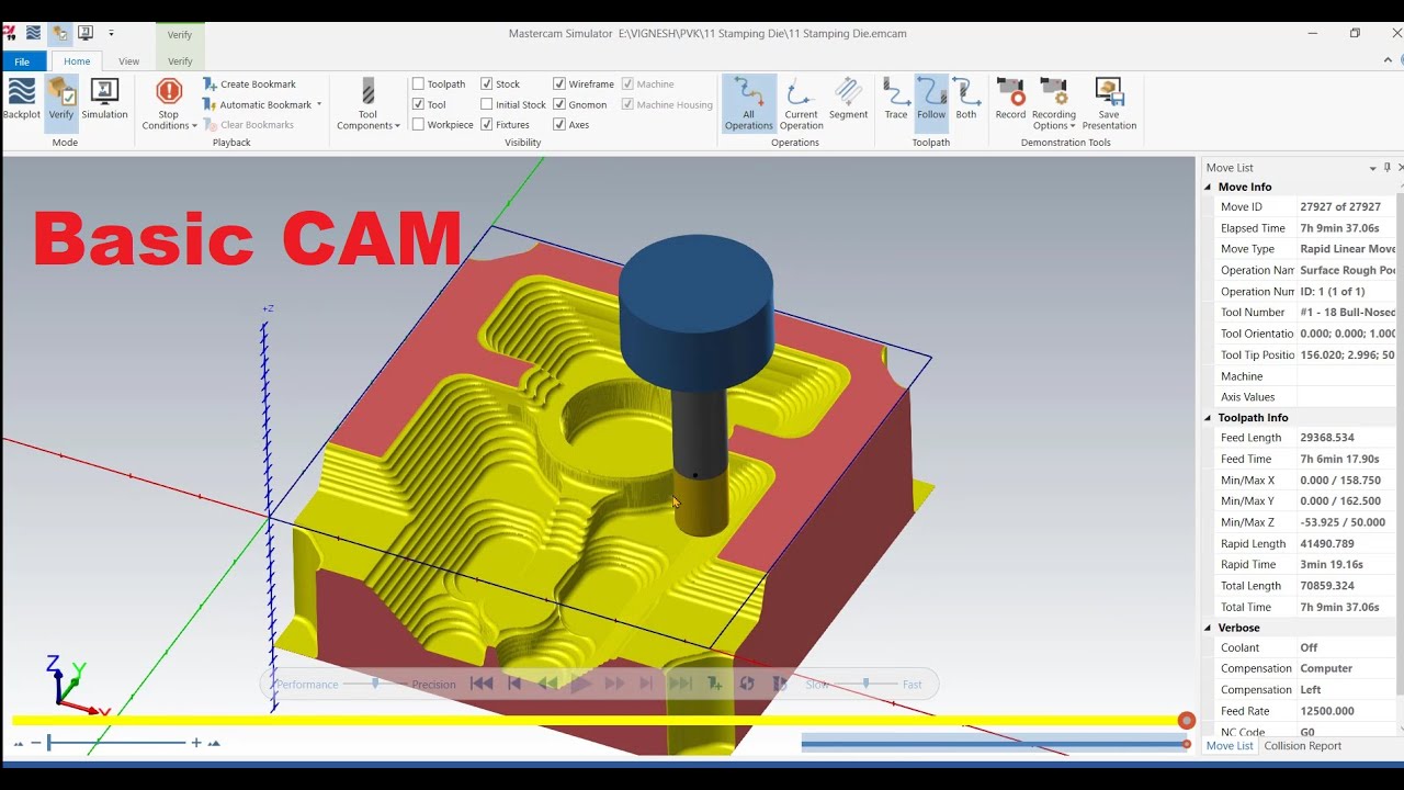 Mastercam Basic Youtube