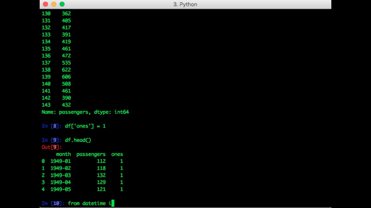 The Numpy Stack In Python Lecture 16 Apply Function Youtube