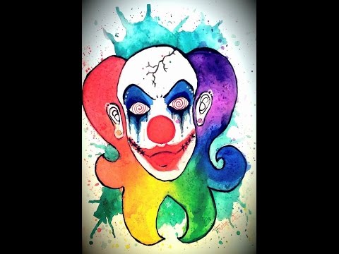 2e S Art Blog Clown Speed Painting