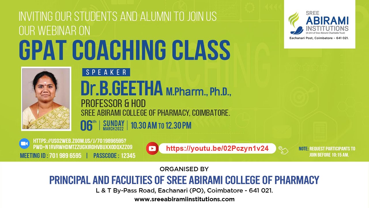 Gpat Coaching Class Youtube