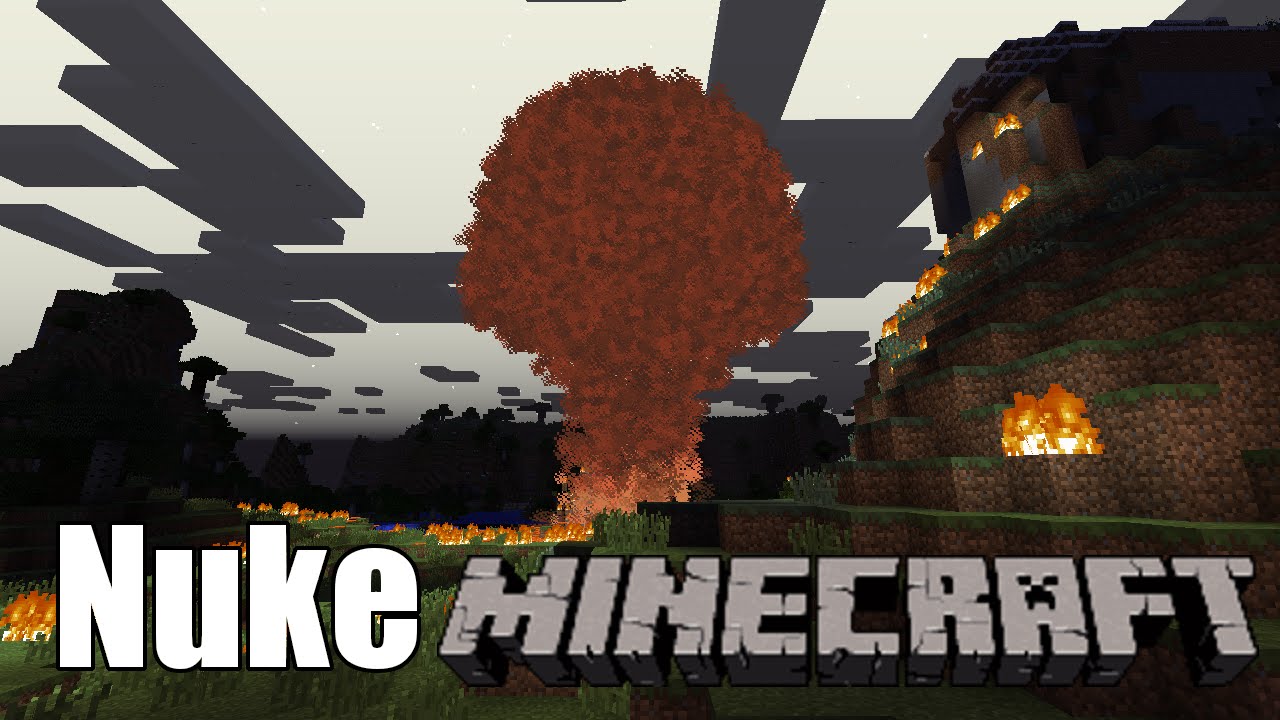 Minecraft My Mod Showcase 7 Test Of New Nuke Explosion Effects