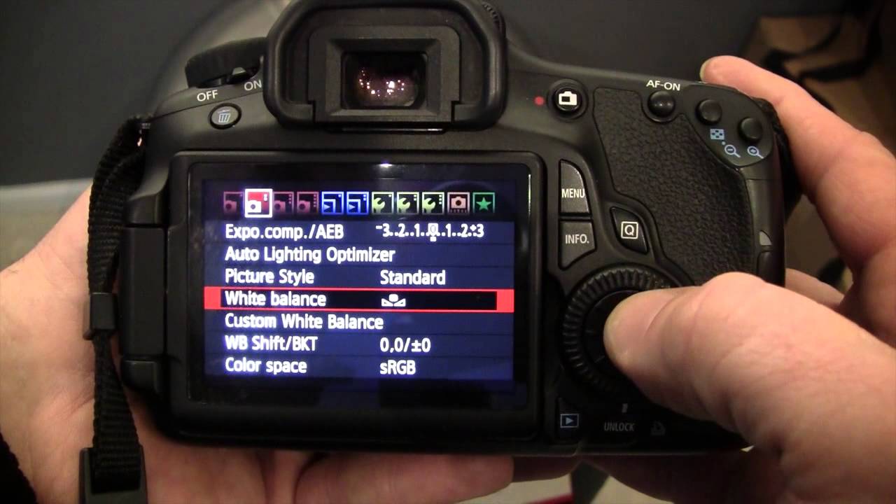 Custom White Balance Canon 60d Youtube