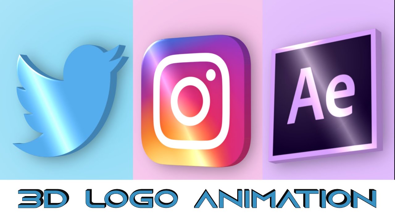 Creating 3d Logo Animation After Effects No Plugins Youtube