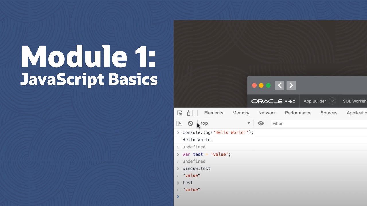 Module 1 Javascript Basics Youtube