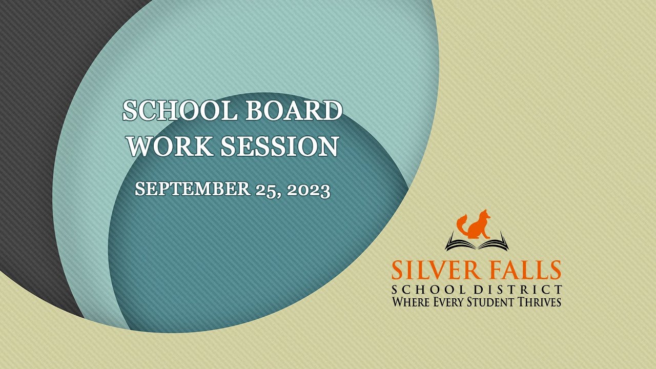 School Board Work Session September 25 2023 Youtube