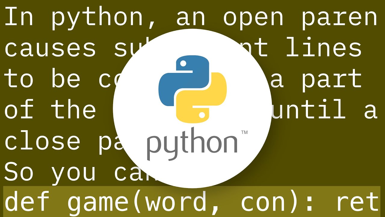 Return Statement On Multiple Lines Youtube