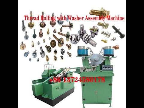 High Precise Screw Washer Assembly Machine For Flat Washer Spring With