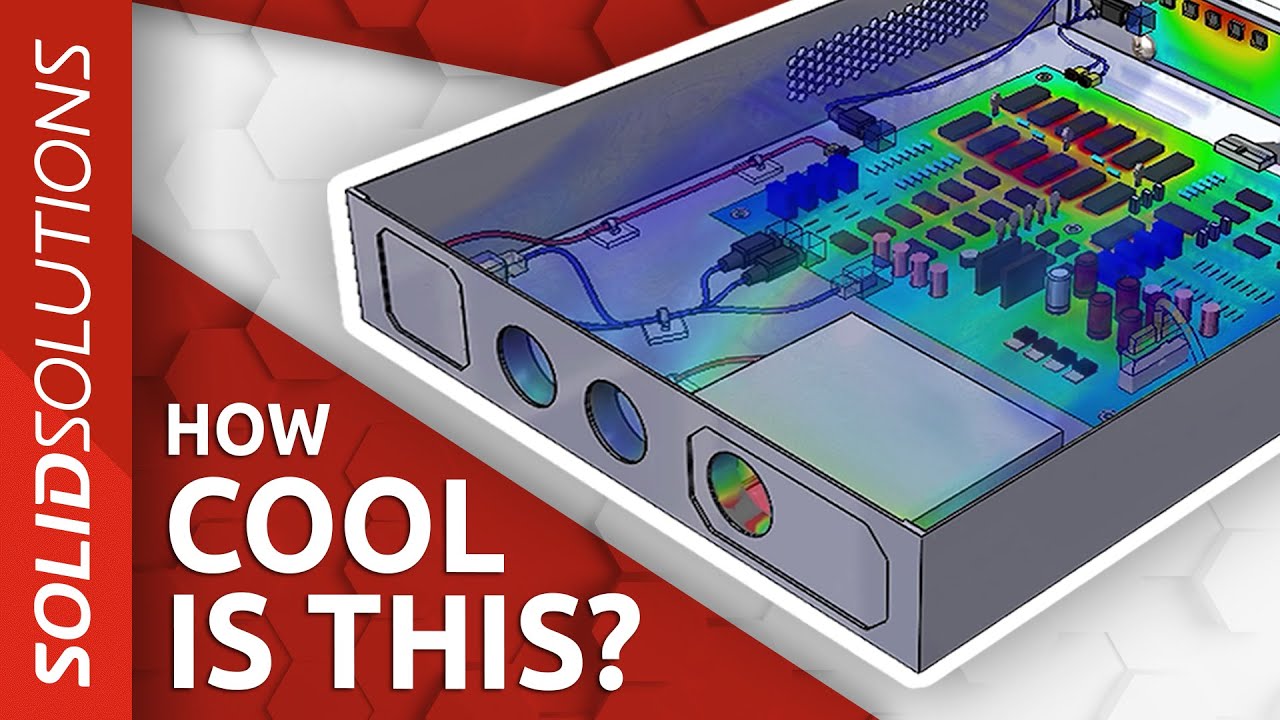 Electronic Cooling With Solidworks Flow Simulation Youtube