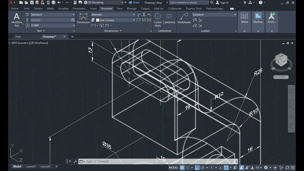 Mm101 Cad Lab 6 Demonstration Pt 4 Youtube