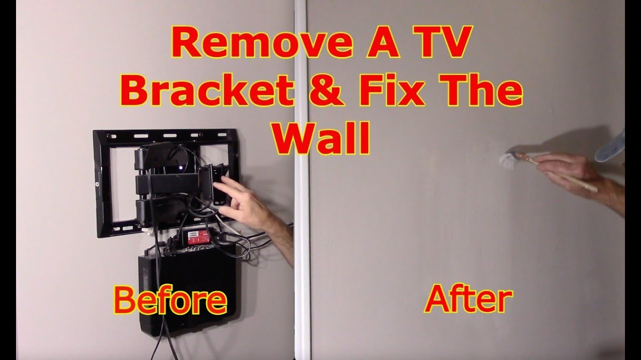 How To Remove A Tv Mount Youtube