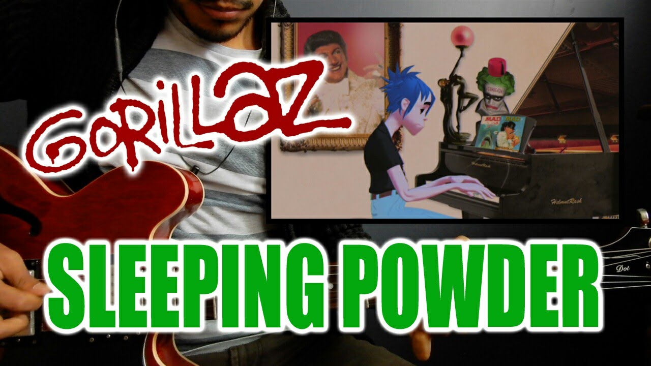Sleeping Powder Gorillaz Video Guía Guitar Cover El Richi