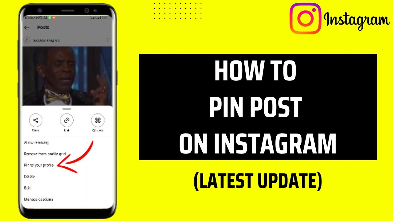 How To Pin Post On Instagram How To Tutor Youtube