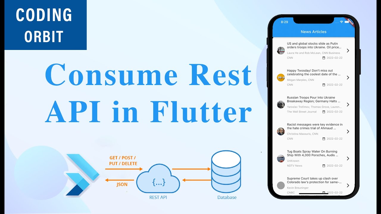 Flutter Consume Rest Api With Best Practices Youtube