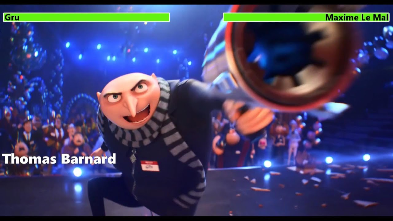 Despicable Me 4 2024 Opening Scene With Healthbars Youtube