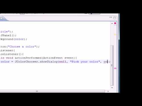 Java Programming Tutorial 85 Jcolorchooser Youtube