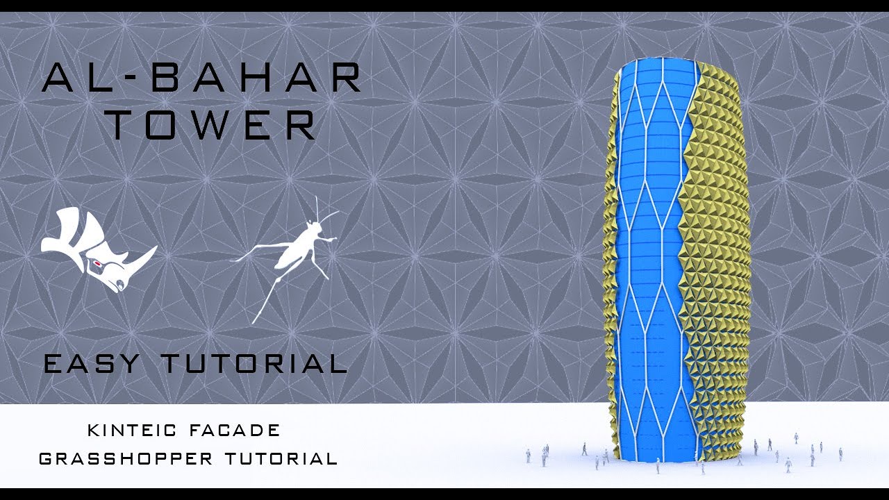 Al Bahar Tower Kinetic Facade Modeling Beginners Tutorial In Rhino