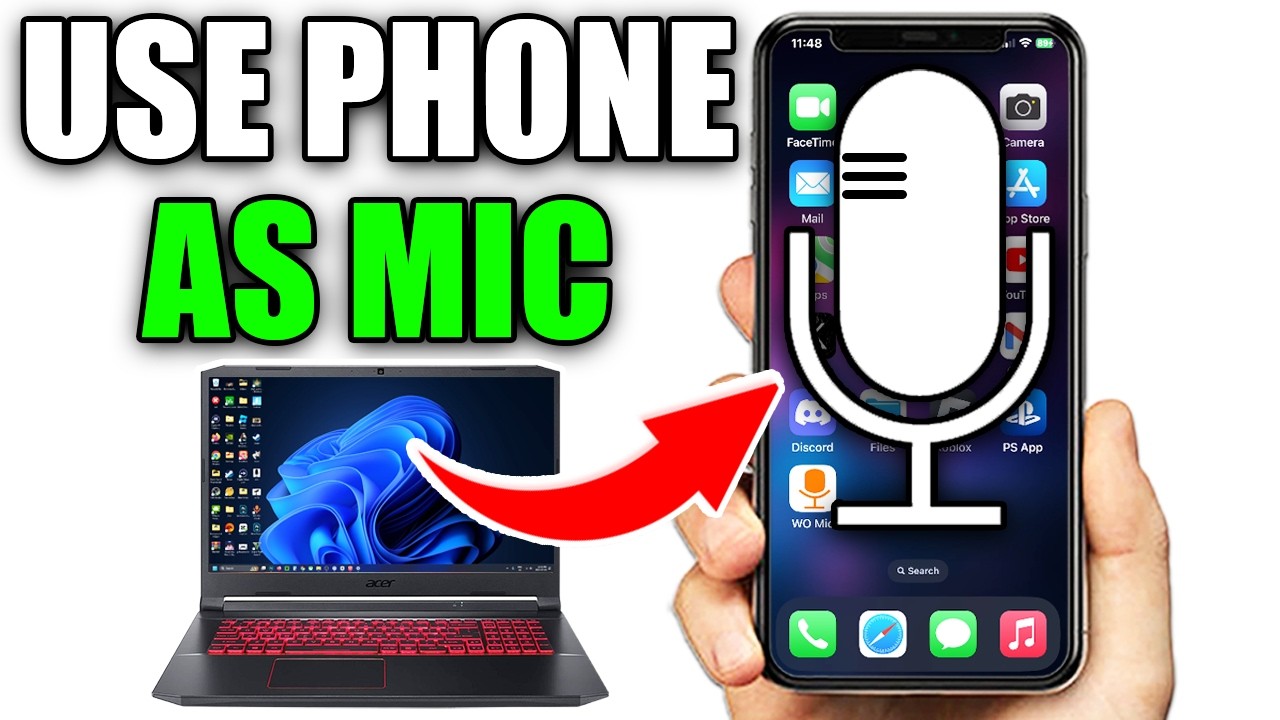 How To Use Phone As Mic On Pc Easy Guide Youtube