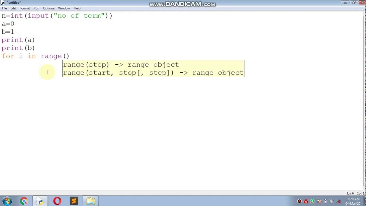 Python Fibonacci Generator Archijuli