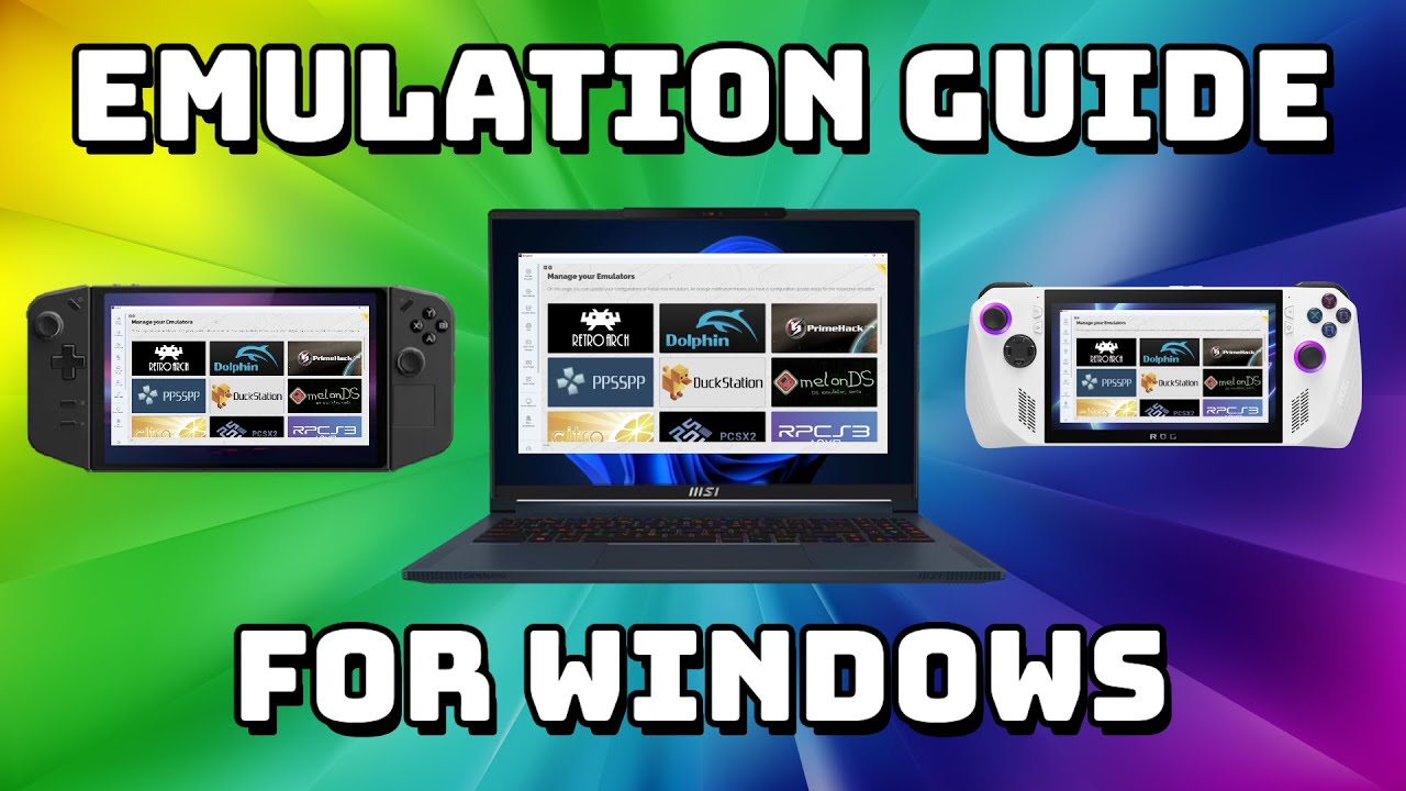 Easy Emulation On Windows Emudeck Starter Guide Youtube