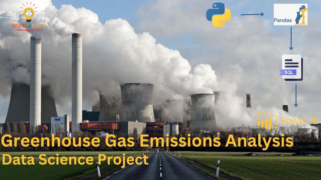 Greenhouse Gas Emissions Analysis Using Python Pandas Sql Power