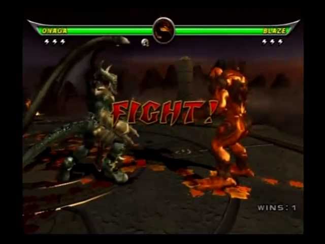 Mortal Kombat Armageddon Onaga Vs Blaze