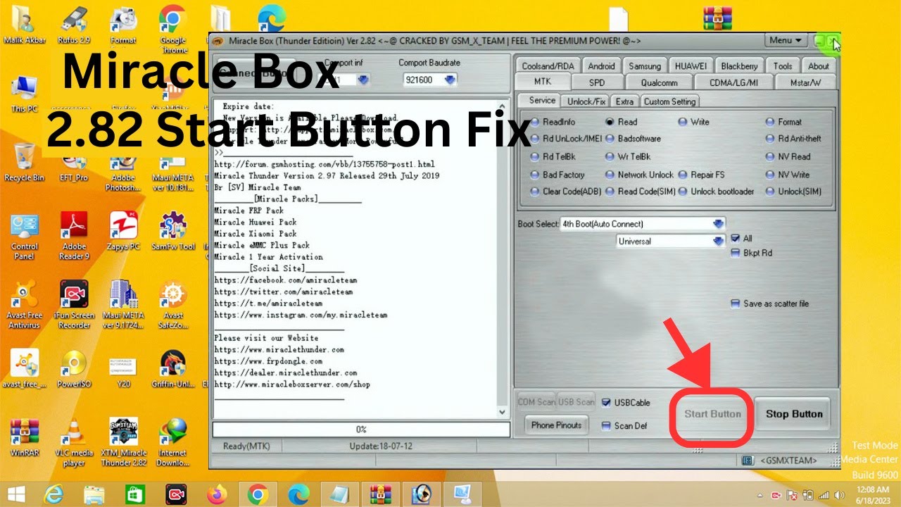 Miracle Box 2 82 Start Button Fix Miracle Crack 2 82 Start Buttor