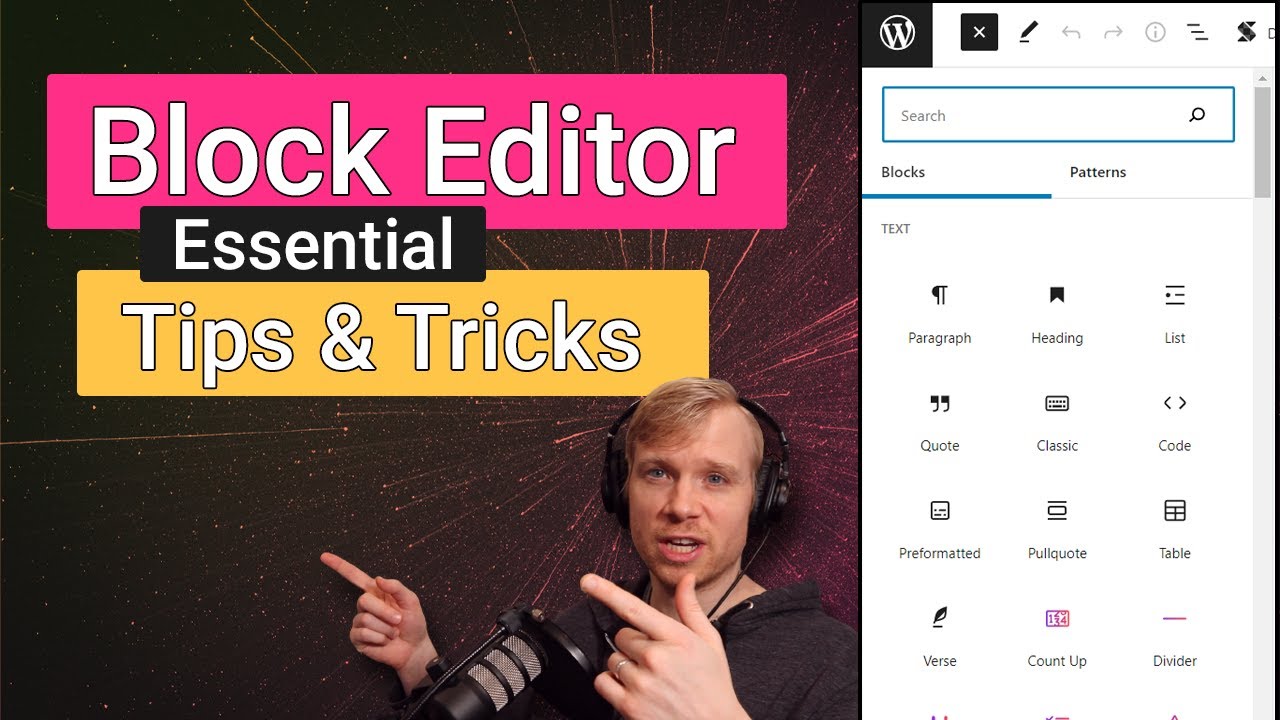 Wordpress Block Editor Essentials Master The Gutenberg Workflow Youtube
