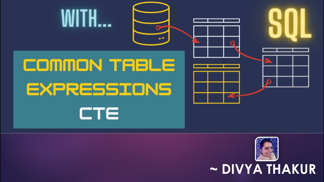 Sql Common Table Expression Cte Youtube