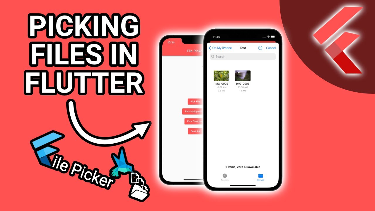 Pick A File Or Multiple Files With Flutter File Picker Flutter