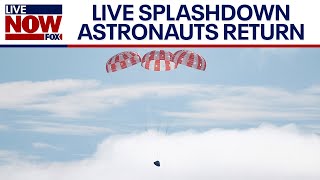 Live Now Watch Astronauts Return To Earth Nasa Spacex Crew 9 Splashdown ...