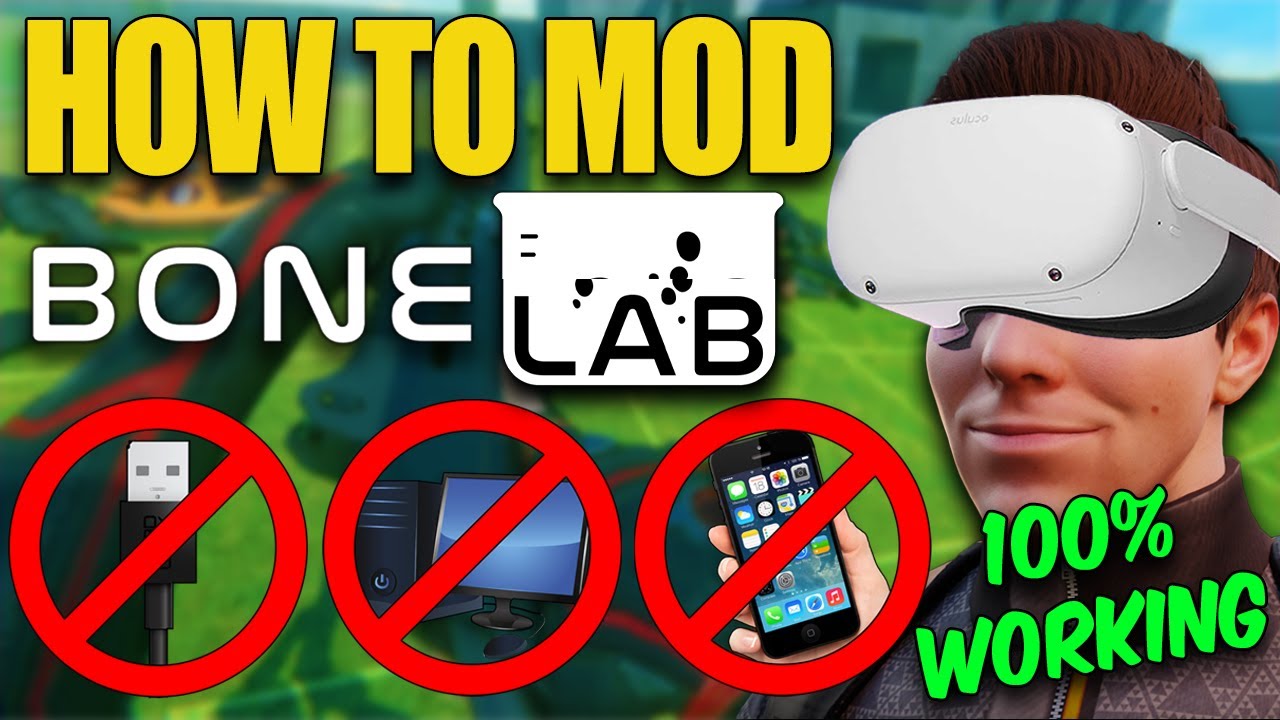 How To Mod Bonelab No Pc No Wires No Phone Oculus Quest 2 Youtube