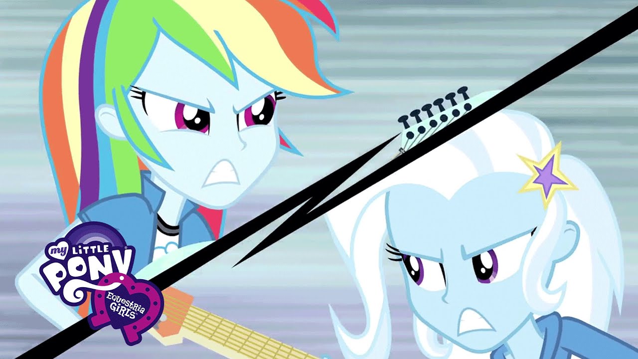 Equestria Girls Rainbow Rocks Guitar Centered Ft Rainbow Dash