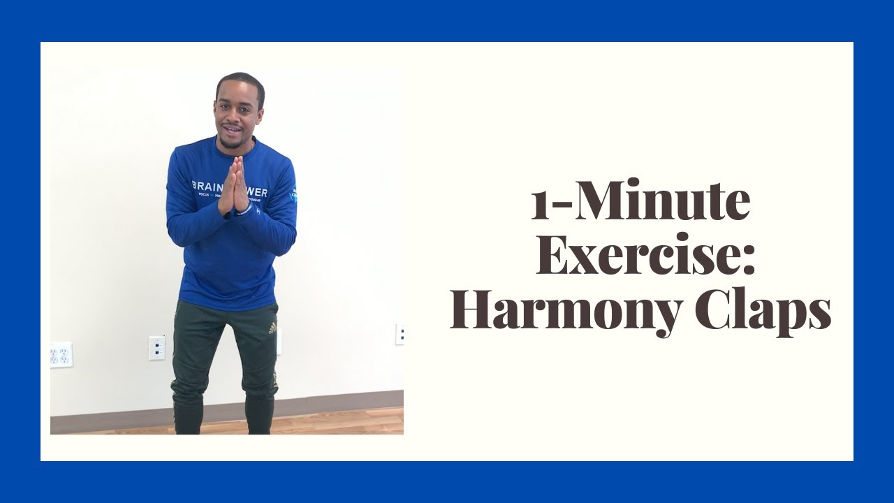 One Minute Exercise Harmony Claps Youtube