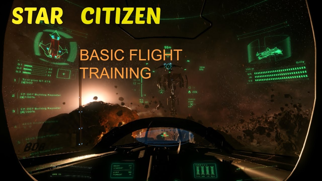 Star Citizen Gameplay On Pc Basic Flight Training Tutorial Youtube