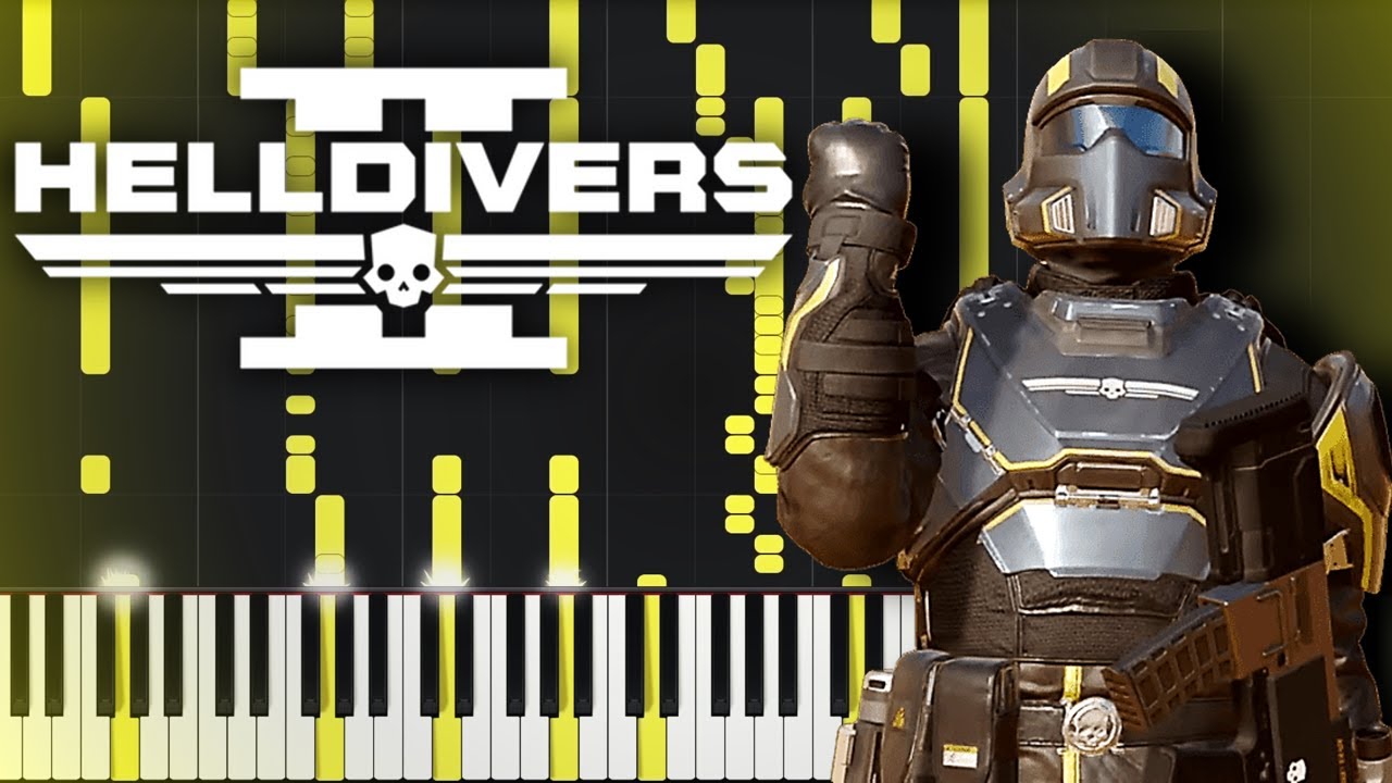Helldivers 2 Main Theme Piano Transcription Youtube