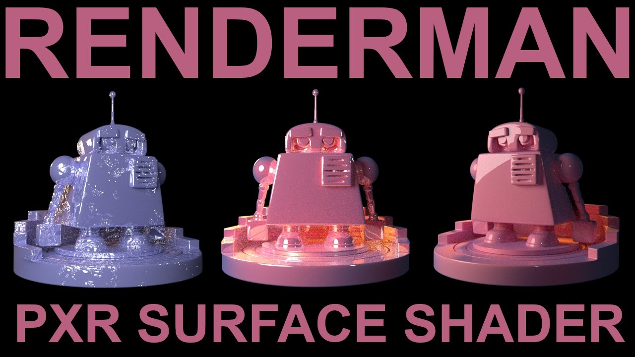 Renderman 21 Pxrsurface Shader Tutorial Part 1 Youtube