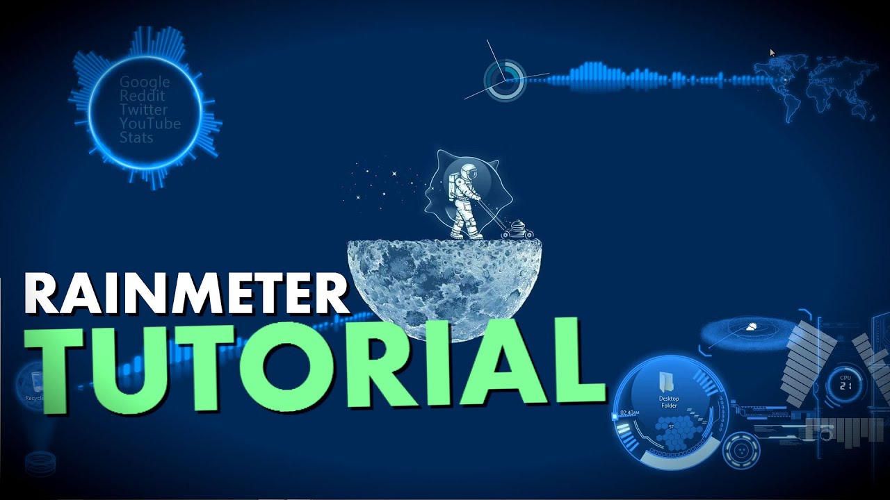 Give Your Desktop Awesome Look Using Rainmeter Skins Make